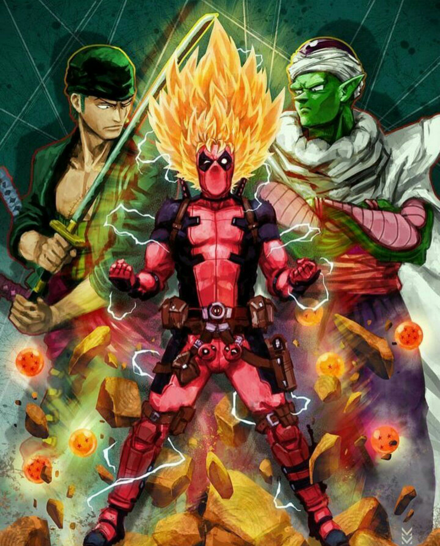 Deadpool Vs Vegeta