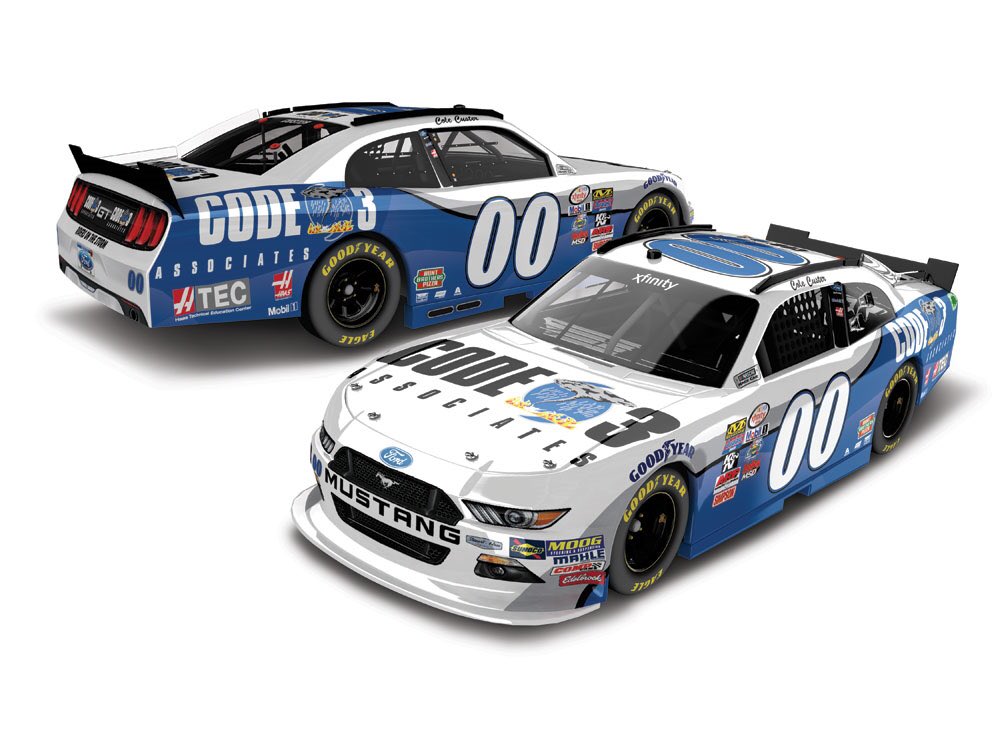 Cole Custer Code 3 paint scheme : r/NASCAR