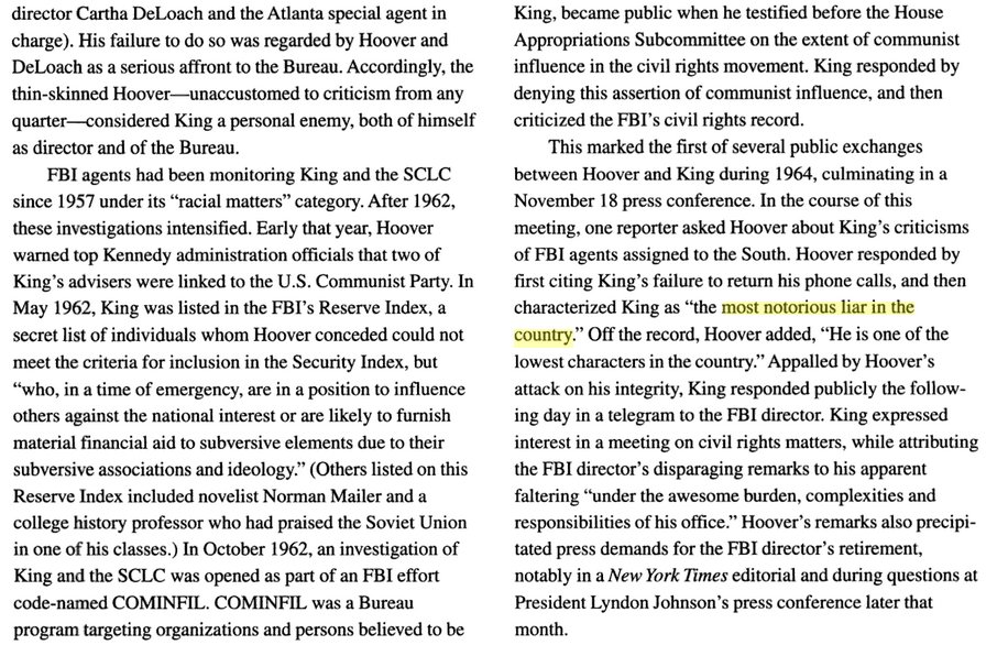 Ben Norton on Twitter: "FBI 'honors' Martin Luther King Jr., 50 years ...