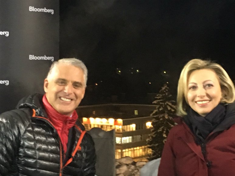 Andrea orcel, president ubs investment bank, talking to on at the in ...