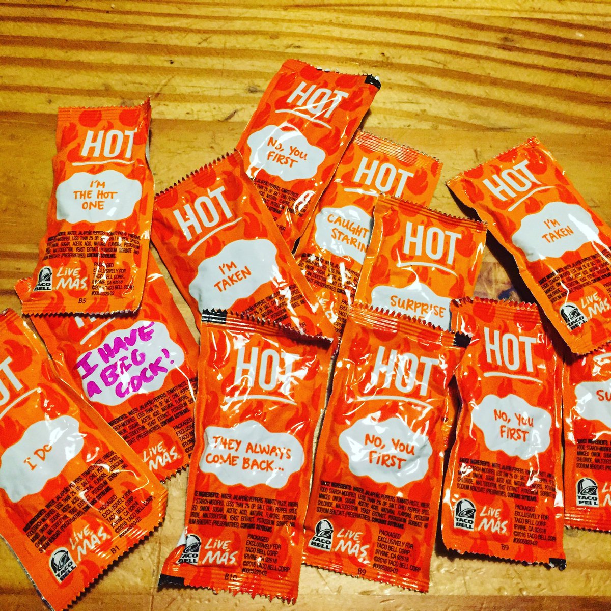 Taco Bell Sauce Sayings
