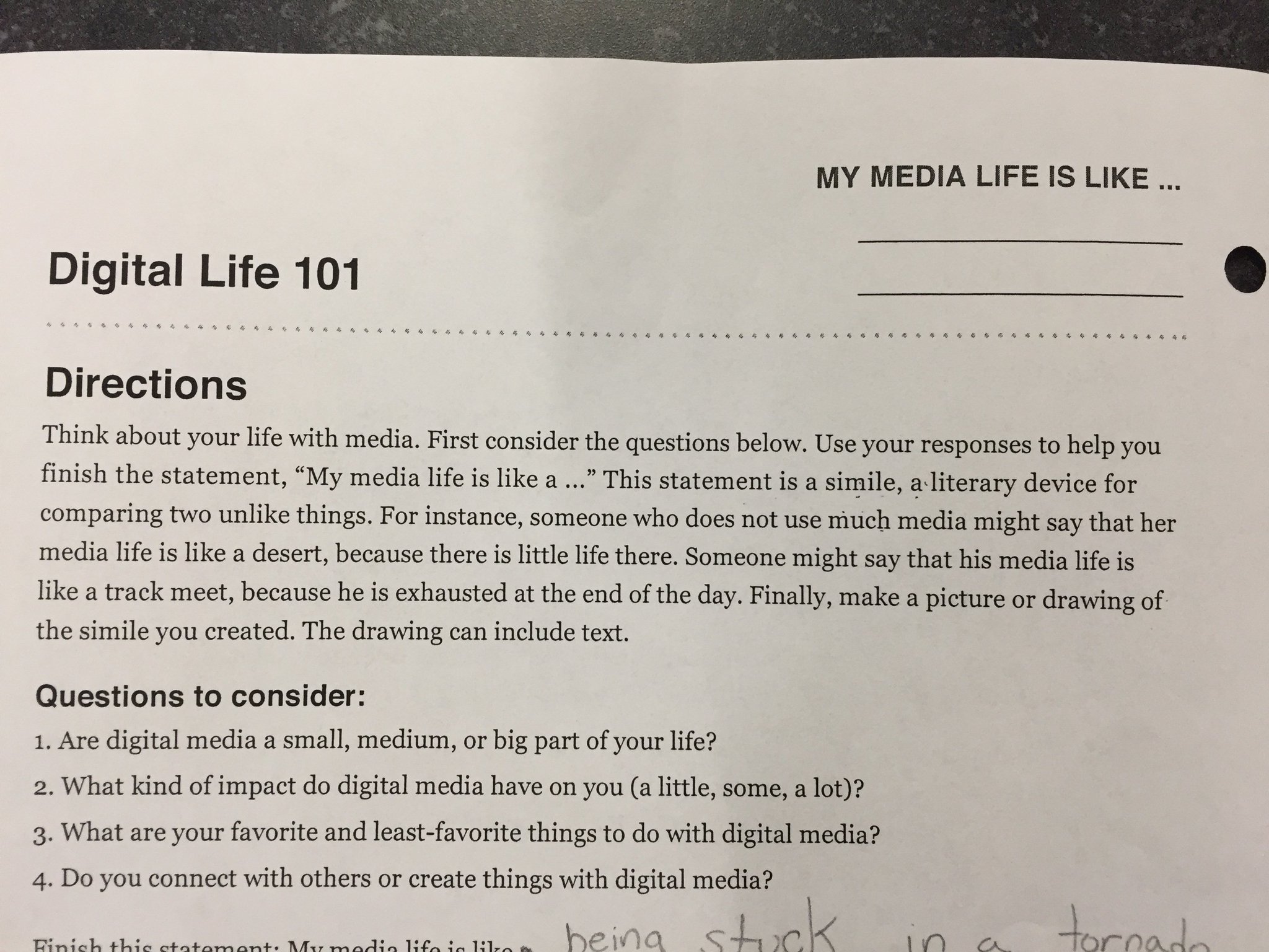 Amity MS Orange on Twitter: "Digital Life 101: 7th grade students in ...