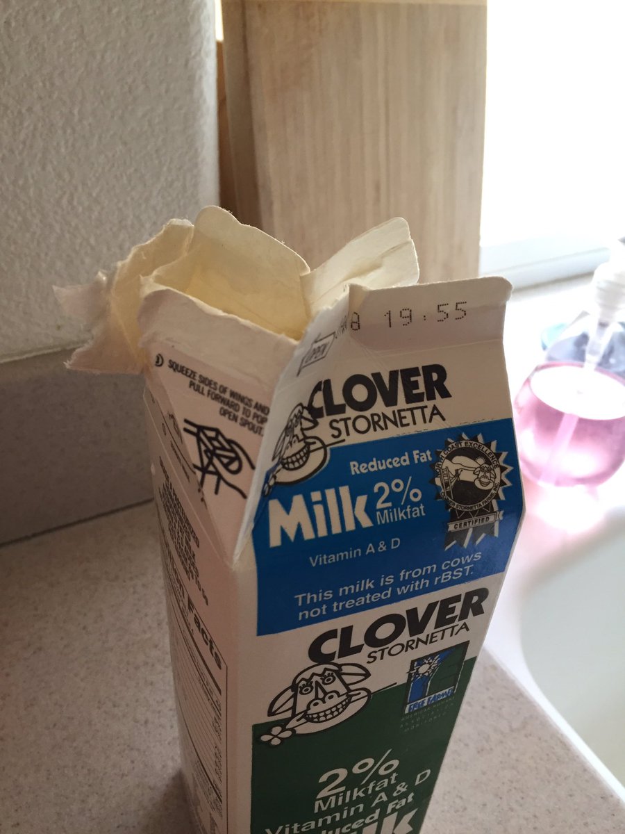 Open Milk Carton