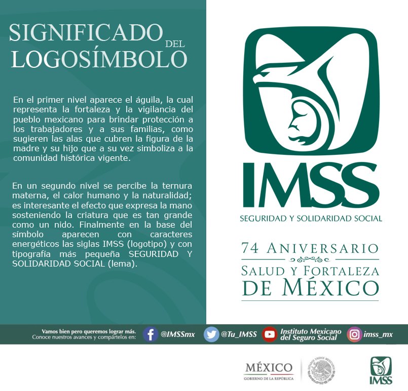 Conoce el significado de nuestro logosímbolo institucional. #74añosimss ... Conoce el significado de nuestro logosímbolo institucional. #74añosimss ...