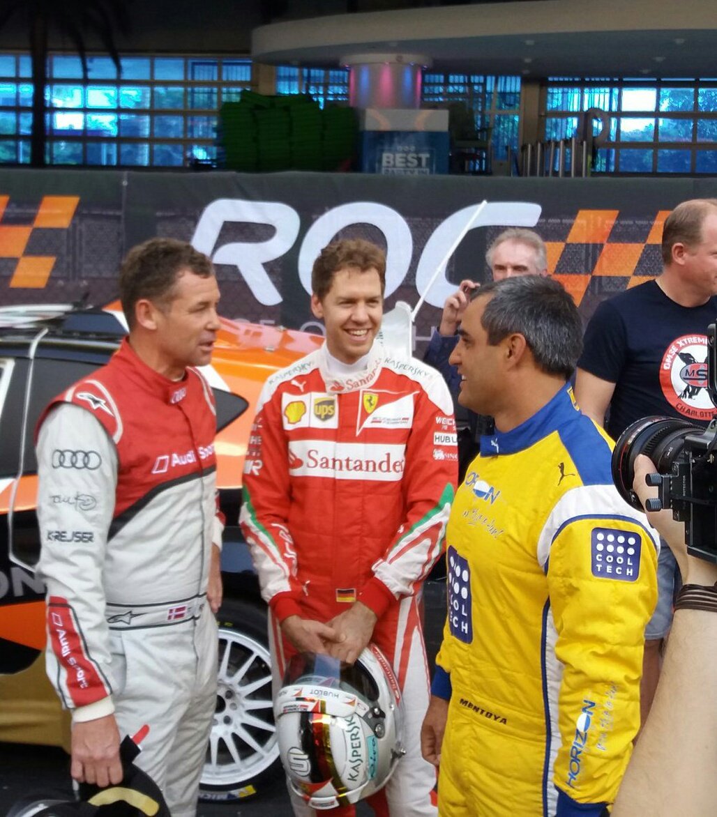 Watch: the best moments of Sebastian Vettel from the 2017 Race of Champions