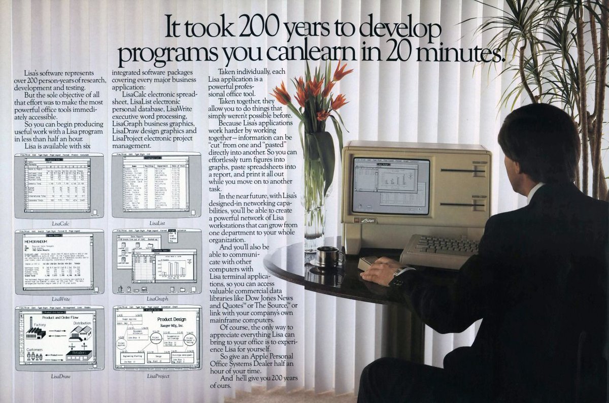 1983 Apple Lisa ad. | Masque of the Red De | Scoopnest