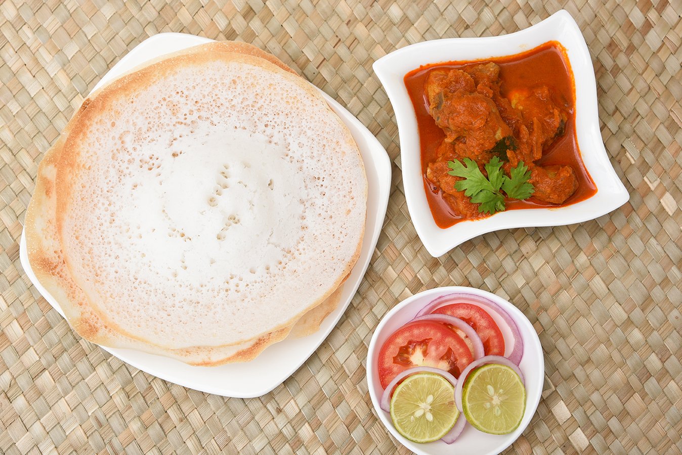 Appam Chicken Curry