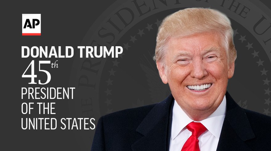 Breaking: donald trump takes oath of office as the 45th president of ...