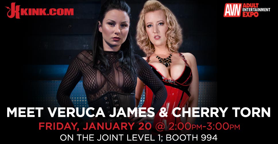 Kink.com on Twitter: "Come by our booth @AEexpo to meet @VerucaJames & @cherrytorn now! #kinkaee…