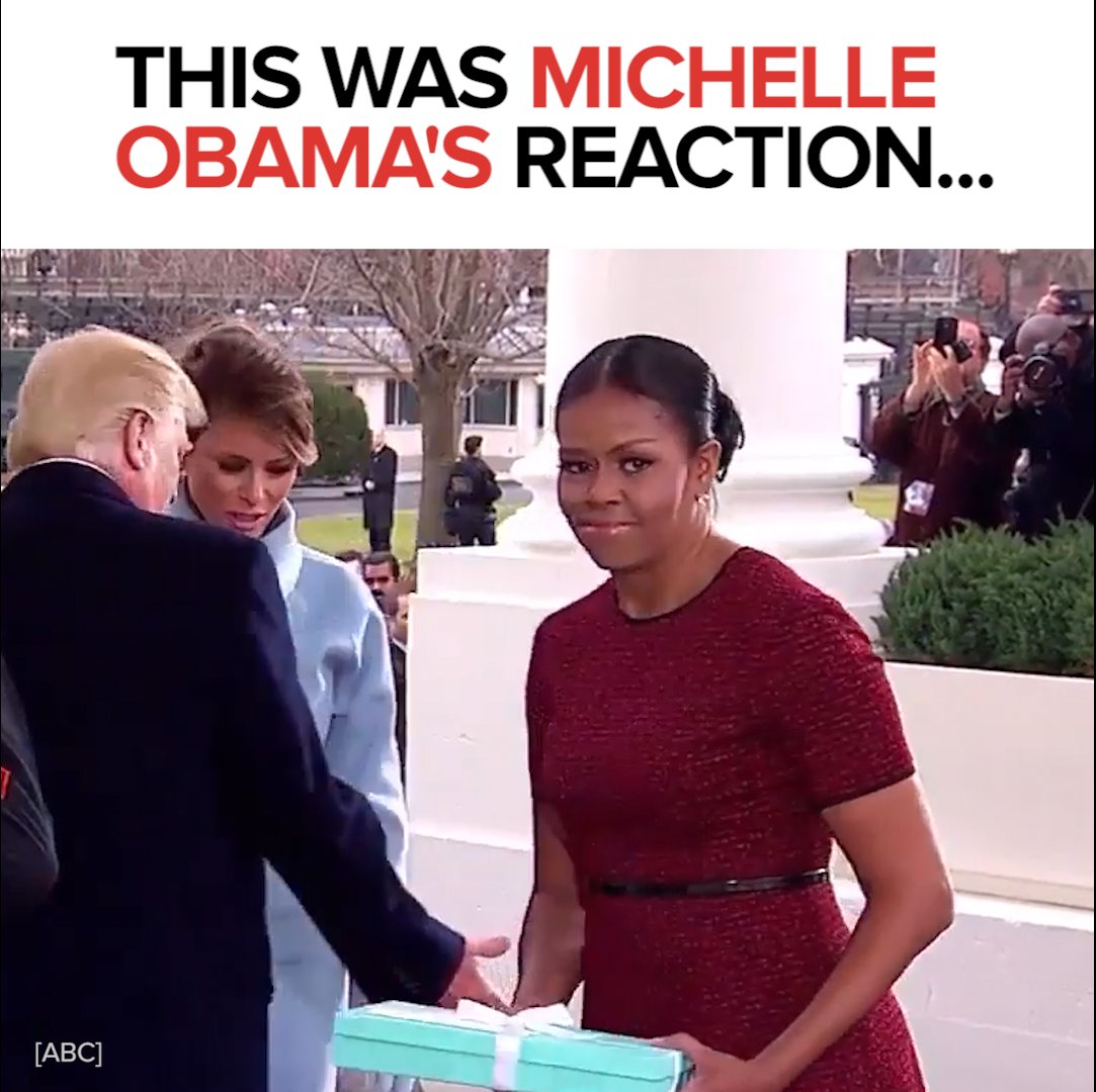 People Can’t Stop Laughing At Michelle Obama’s Face When She Got A Gift ...
