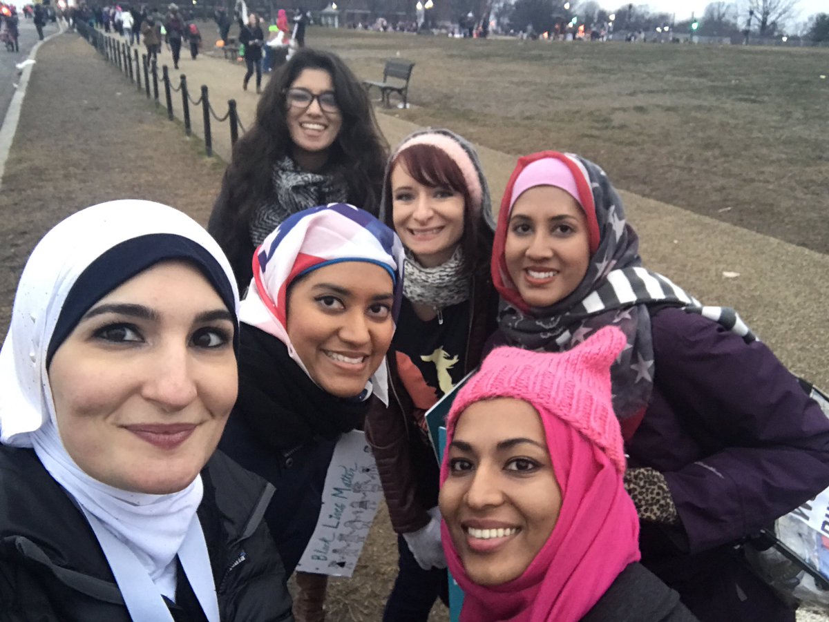 Muslim: So many beautiful Muslim sisters at the #WomensMarch on ...