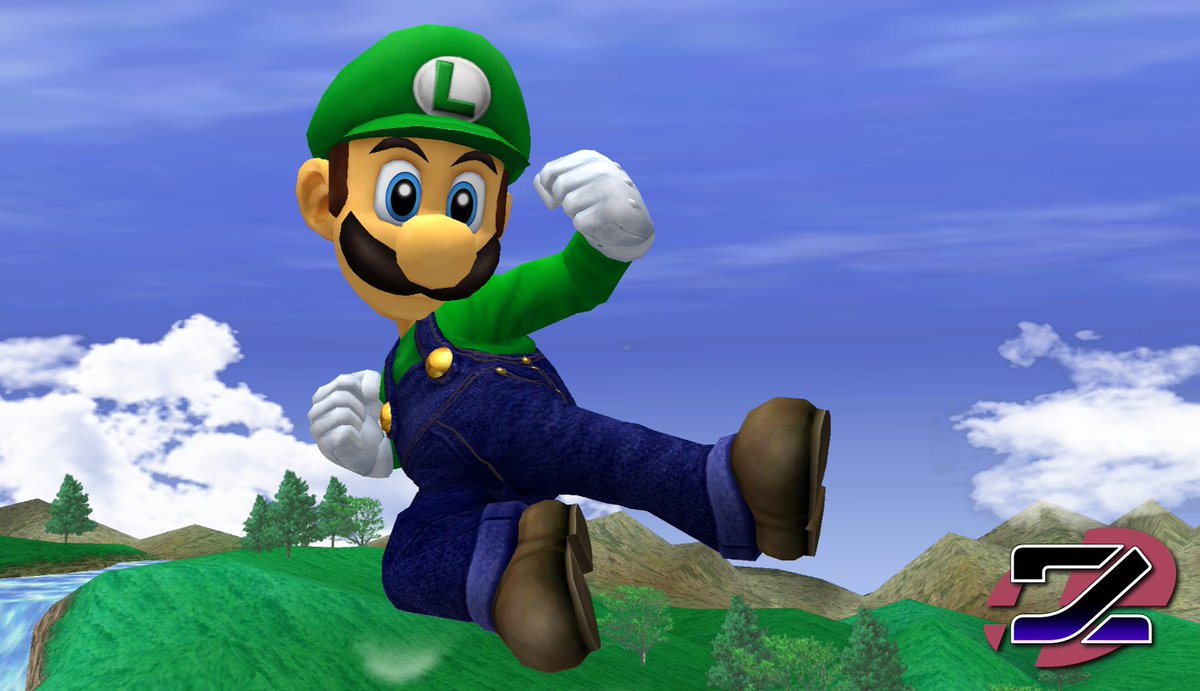 Melee/N64 era Luigi MODEL [Super Smash Bros. Ultimate] [Requests]