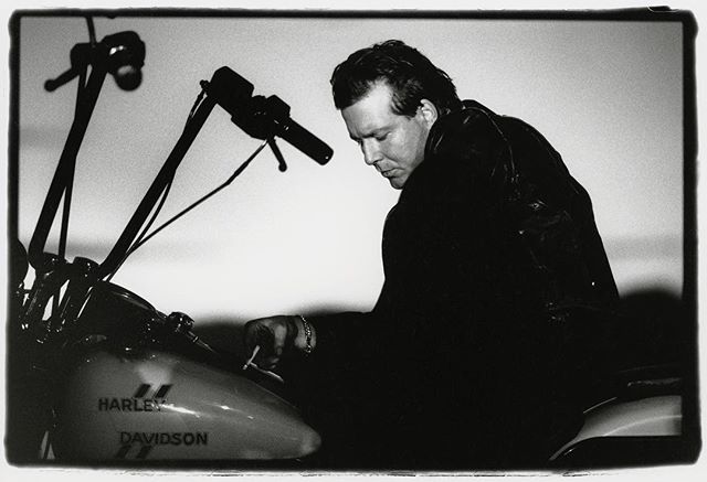 Mickey Rourke On Chopper