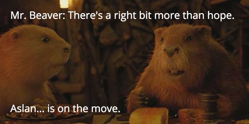 Aslan Is On The Move Quote