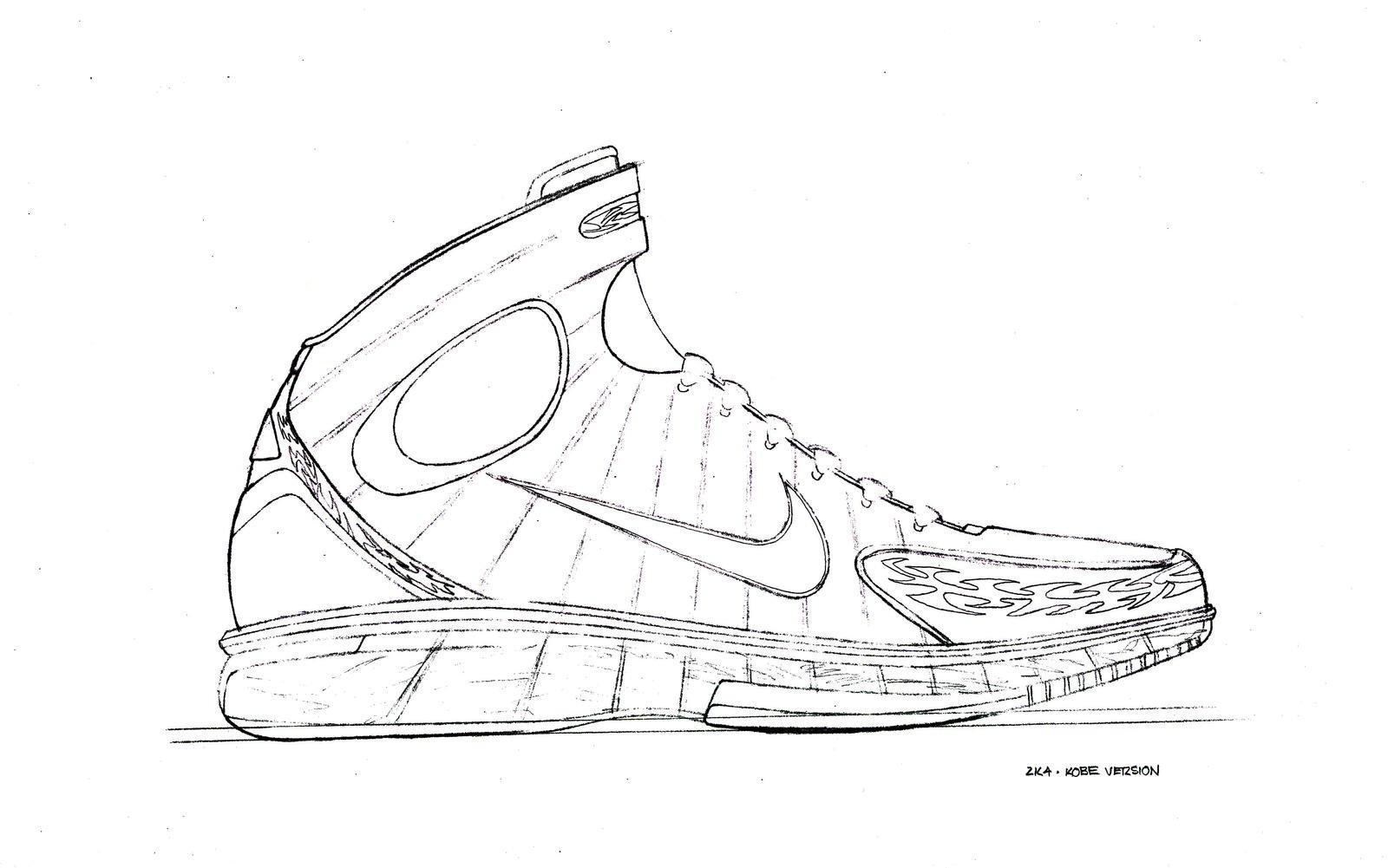 Basketball Shoes Coloring Pages