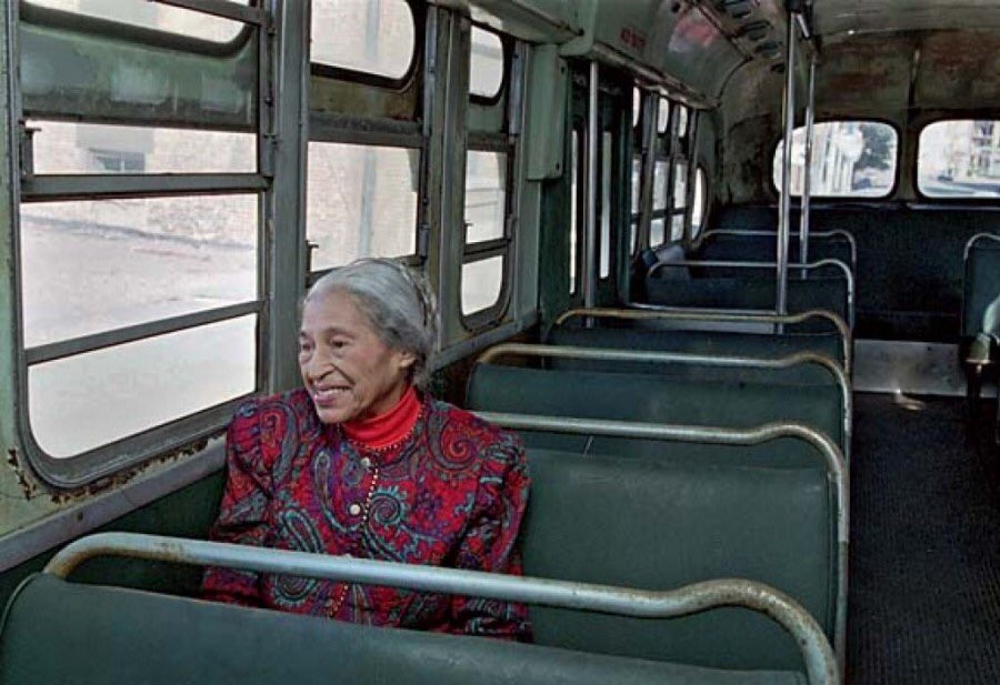 Rosa Parks In Her Casket Open