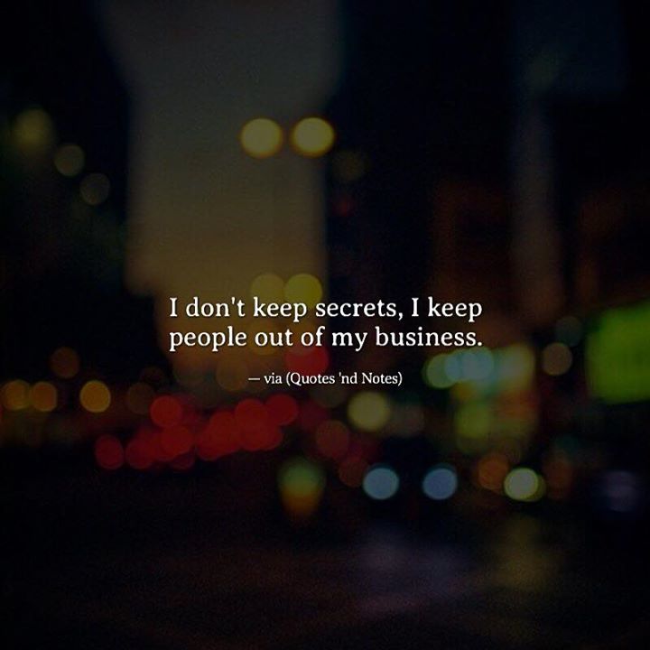 Secrets Quotes