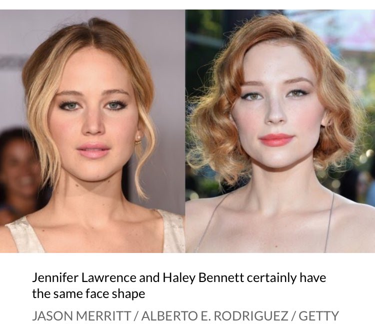Jennifer Lawrence Face Shape