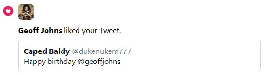 OTHER: Happy 44th Birthday Geoff Johns : r/DC_Cinematic