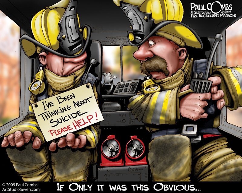 Paul Combs Firefighter Cartoons