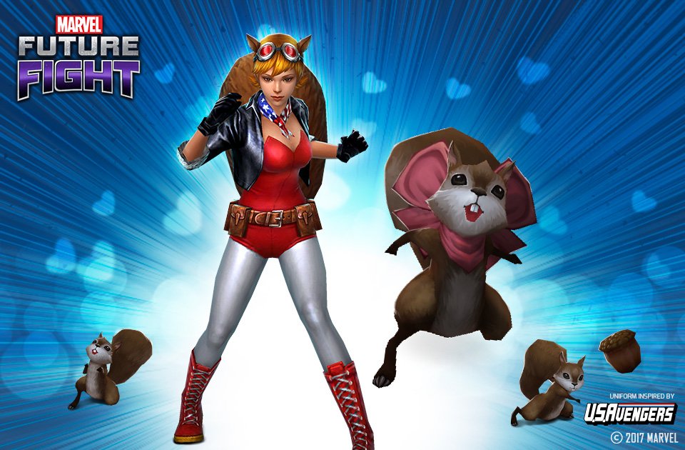 Marvel: Future Fight on Twitter: "Giving a shout out to Squirrel Girl with her 6* skill ...