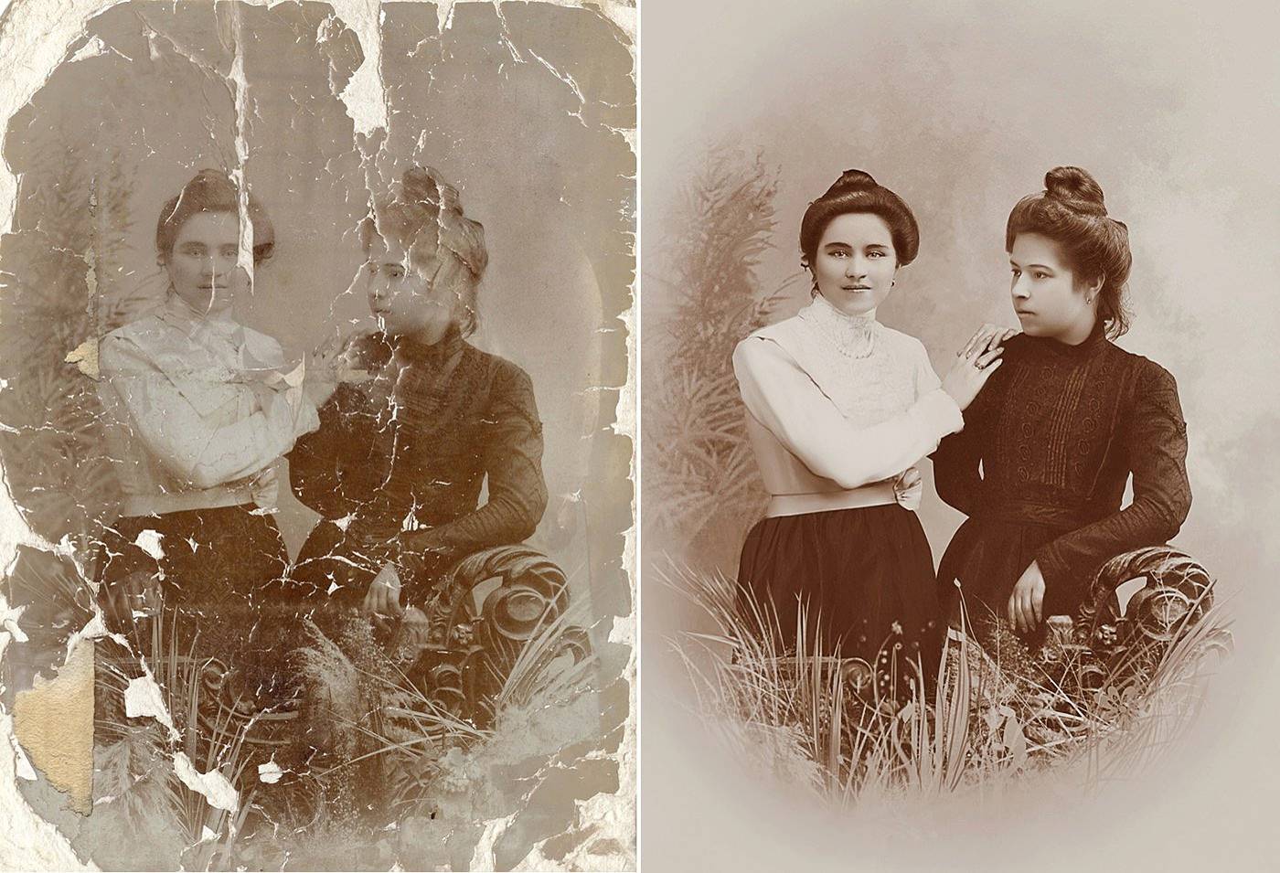 Old Damaged Photographs
