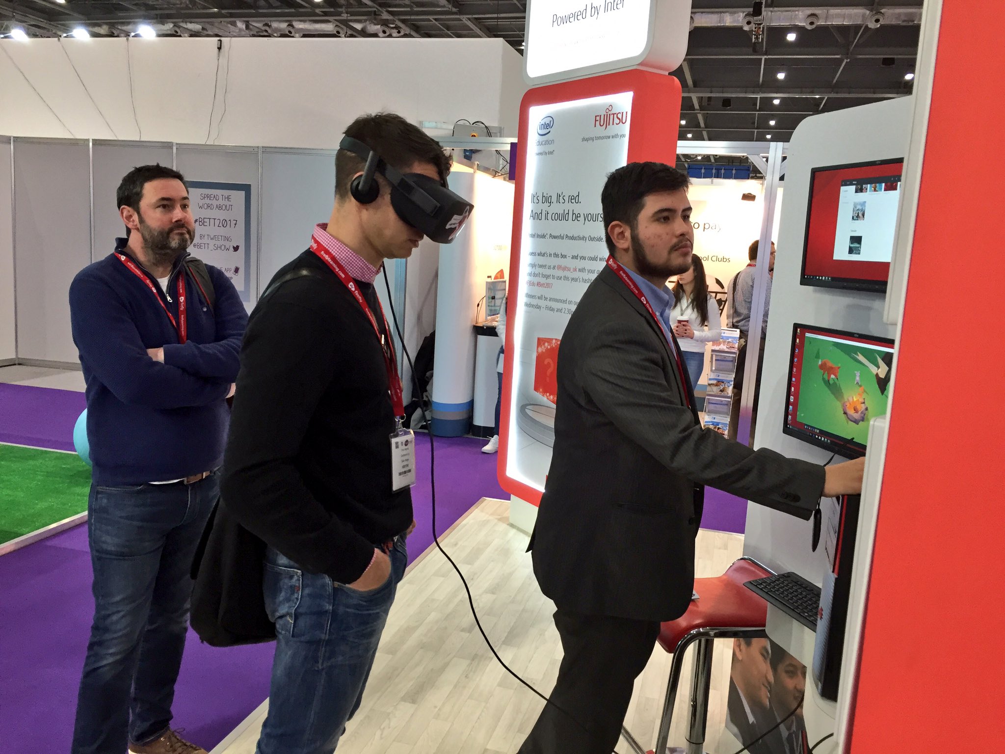 Fujitsu UK Events on Twitter: "Doors open for #Bett2017 day 2! Visit us at C388 for #VR, # ...