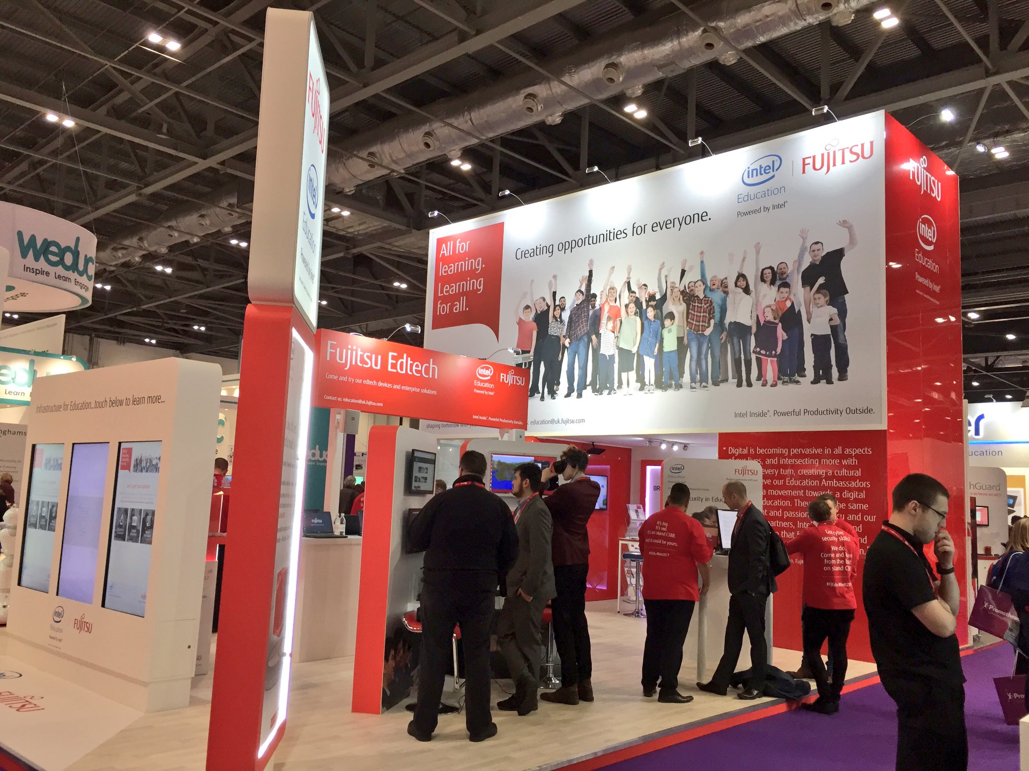 Fujitsu UK Events on Twitter: "Doors open for #Bett2017 day 2! Visit us at C388 for #VR, # ...