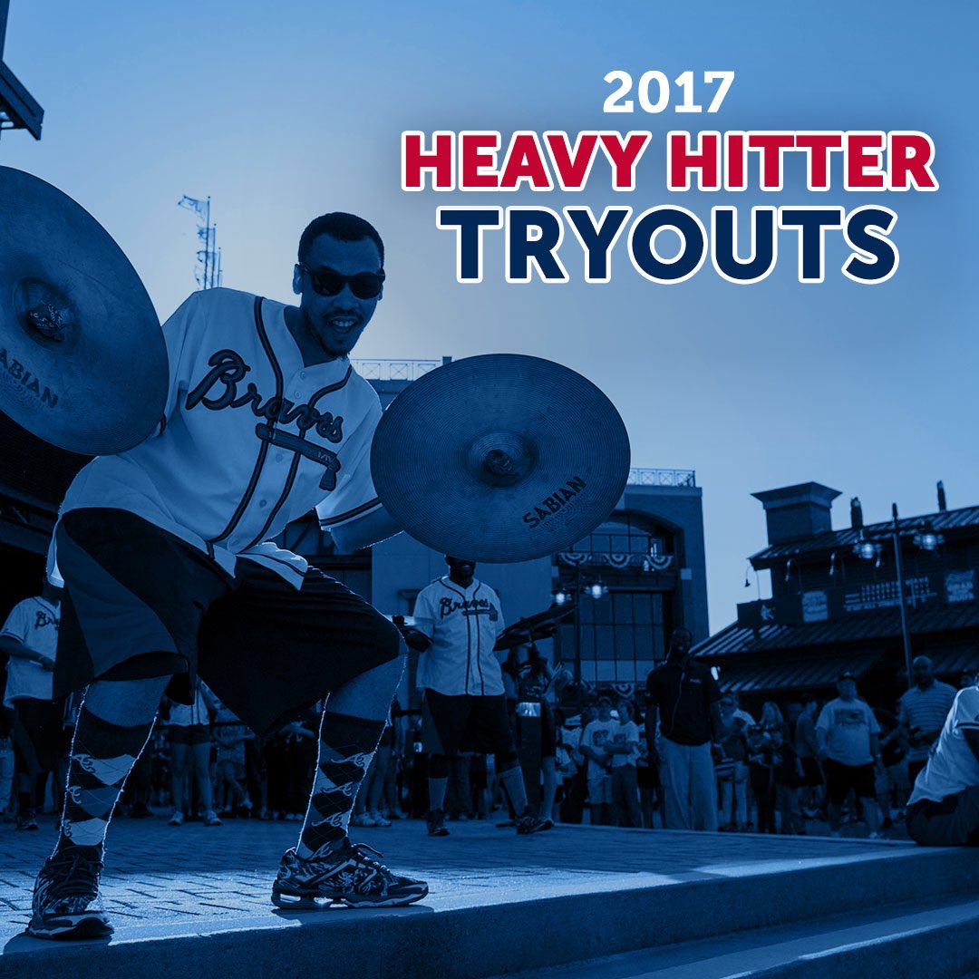 Register NOW to audition for the 2017 Braves Heavy Hitters! Tryouts ...