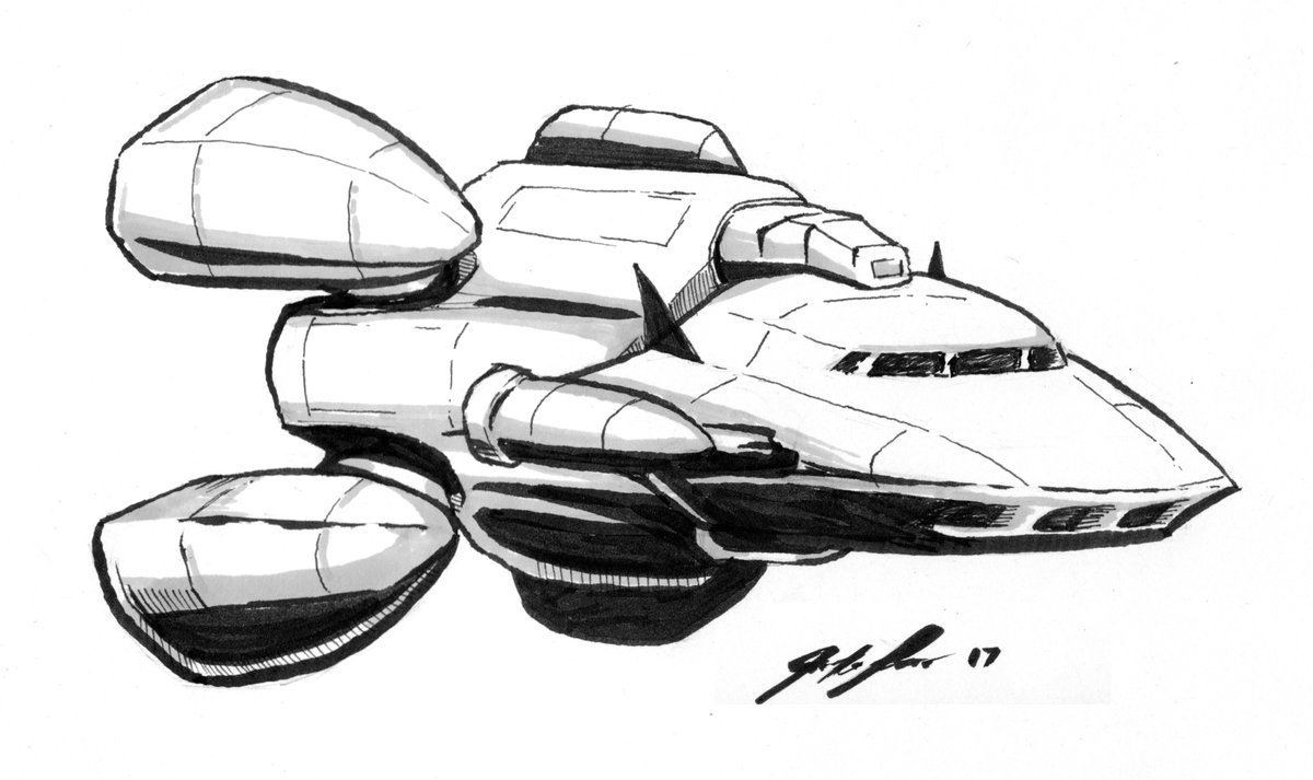Starship Drawing