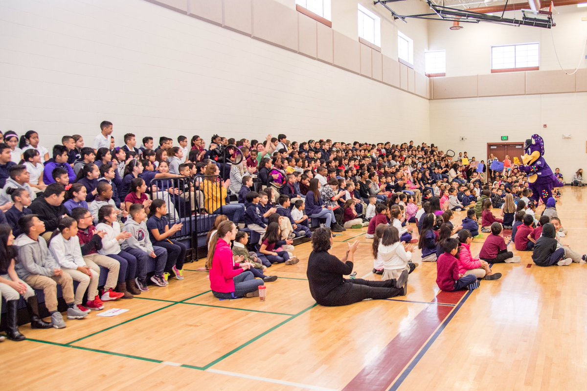 ., and Dinger dropped by Farrell B. Howell ECE-8 school for a very ...