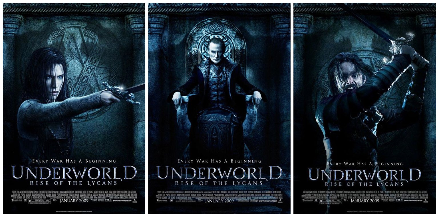 Underworld Rise Of The Lycans Movie Poster