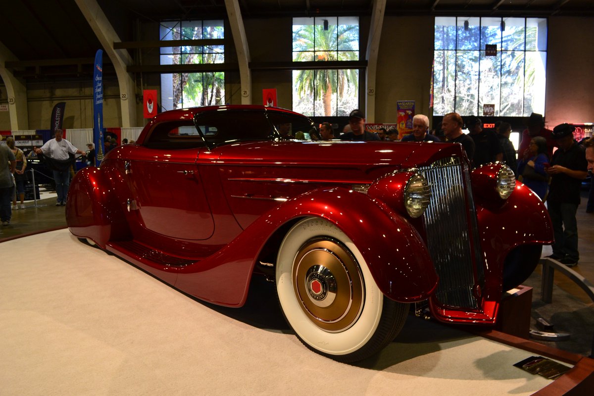 amazing hot rod build Mulholland Speedster Packard custom Hollywood Hot ...