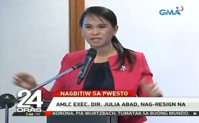 Nagbitiw sa pwesto ang executive director ng Anti-Money Laundering ...