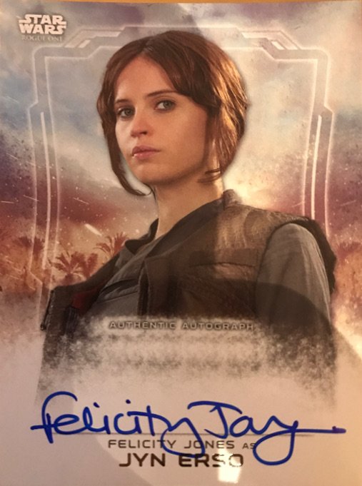 Felicity Jones is in the Redemption Roundup -- and she's on-card ...