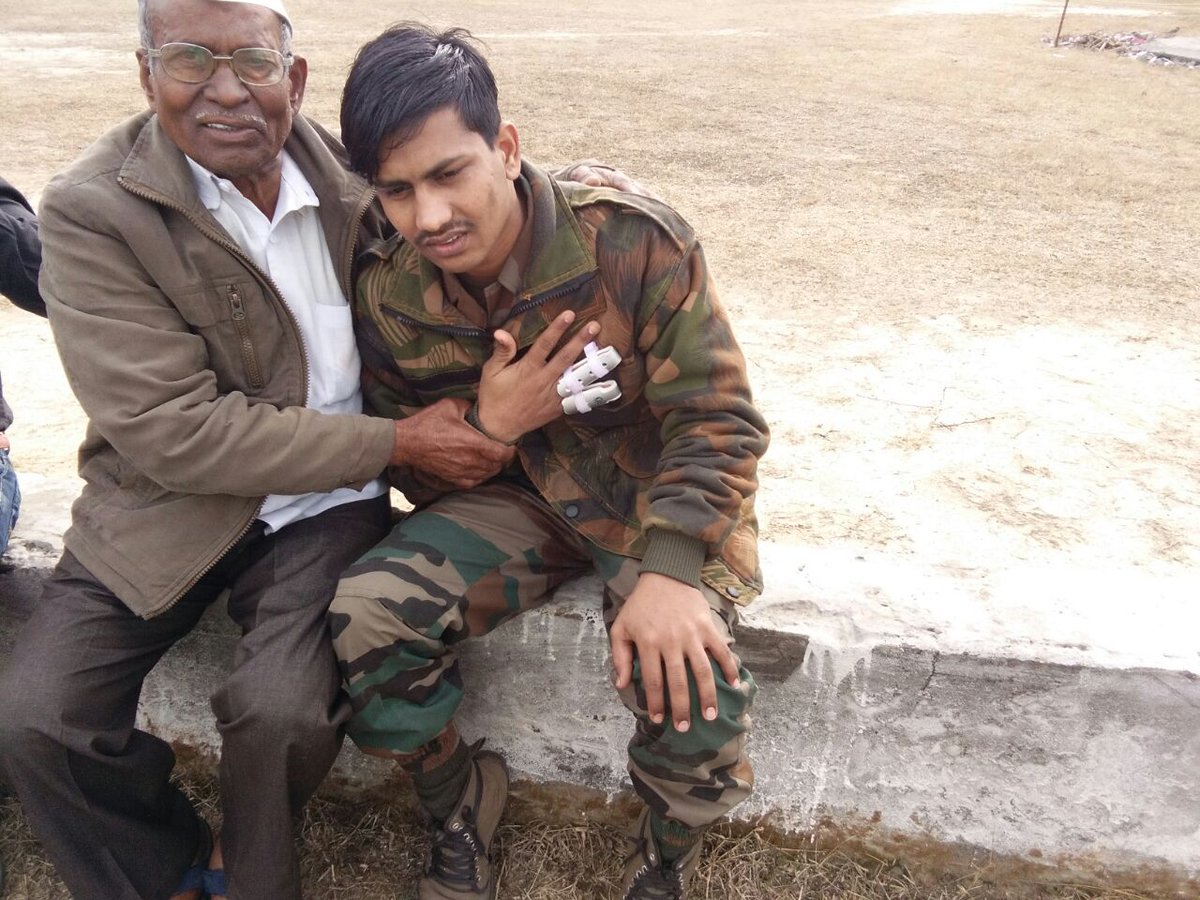 Indian soldier Chandu Chavan who inadvertently crossed LoC into Pak ...