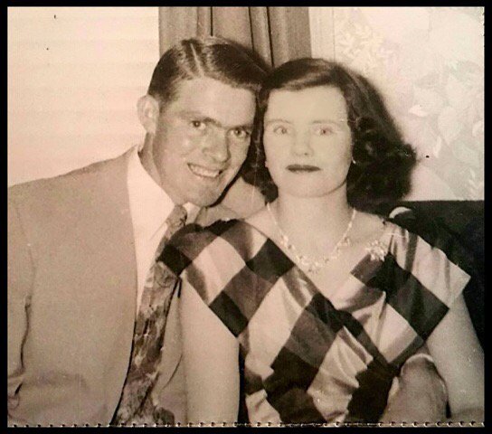 My Mom & Dad in '52. The courage it takes to come to this country ...