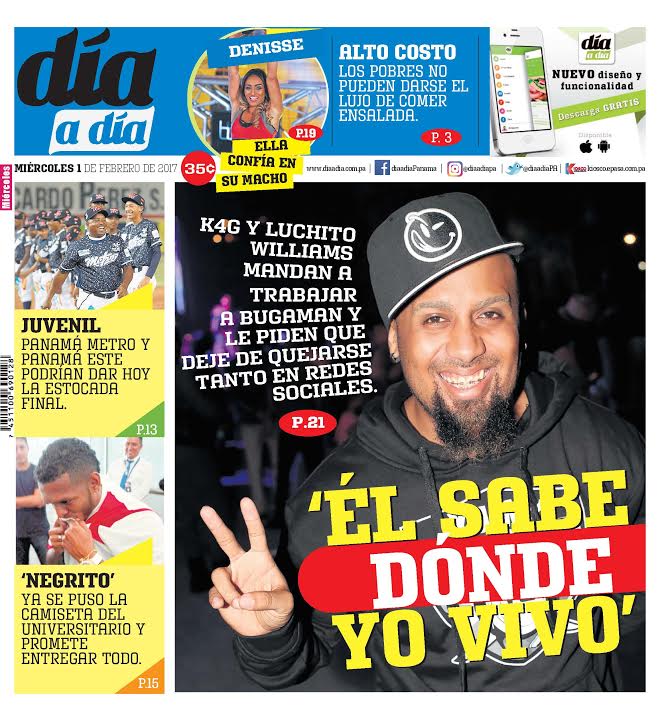 PortadaDD K4G y Luchito Williams mandan a trabajar a Bugaman y le piden ...