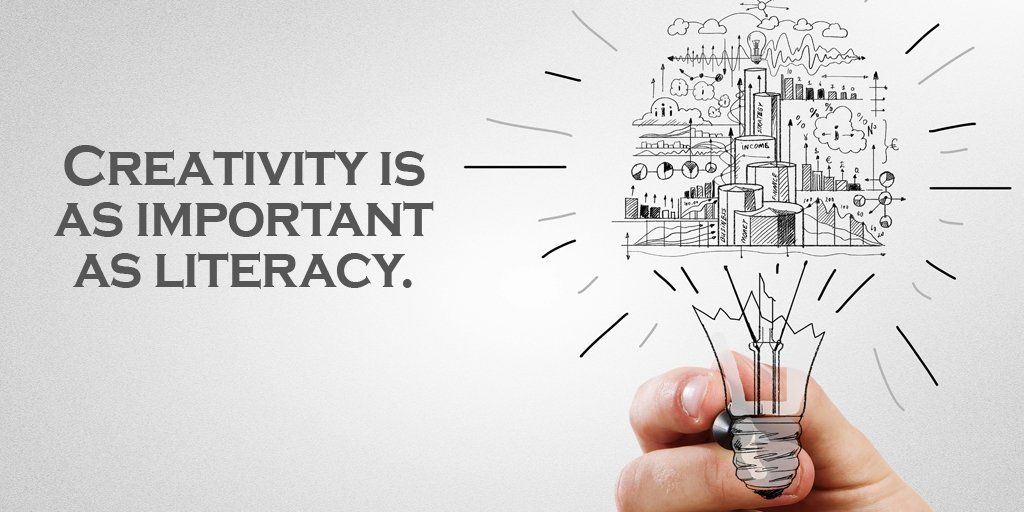 Creativity is as important as literacy. : r/motivation