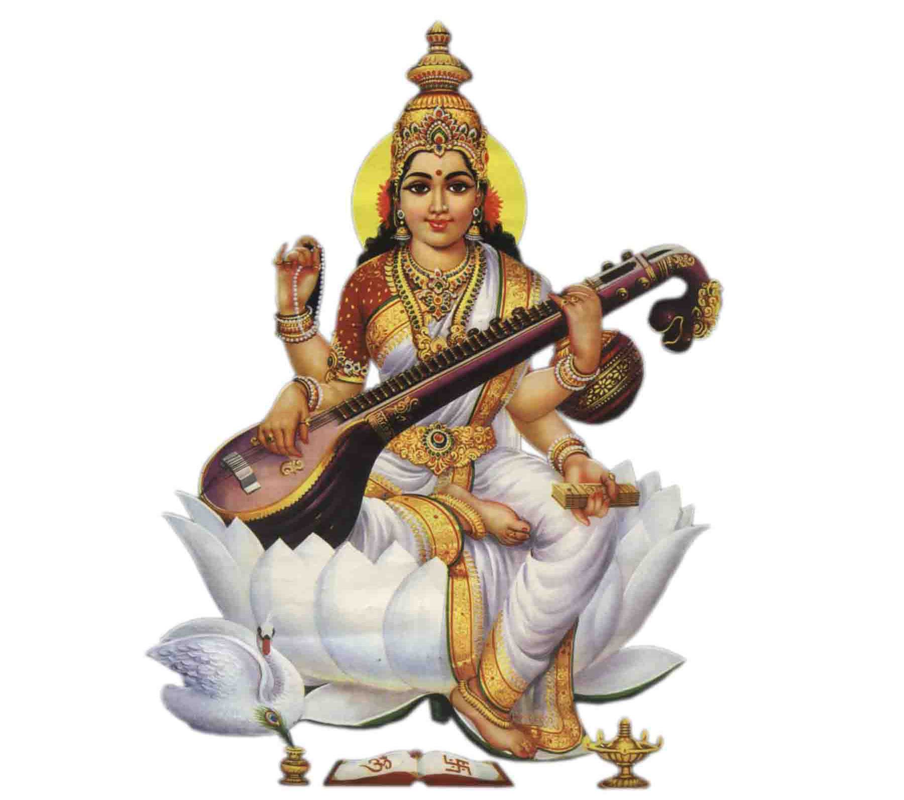 Goddess Saraswati Png