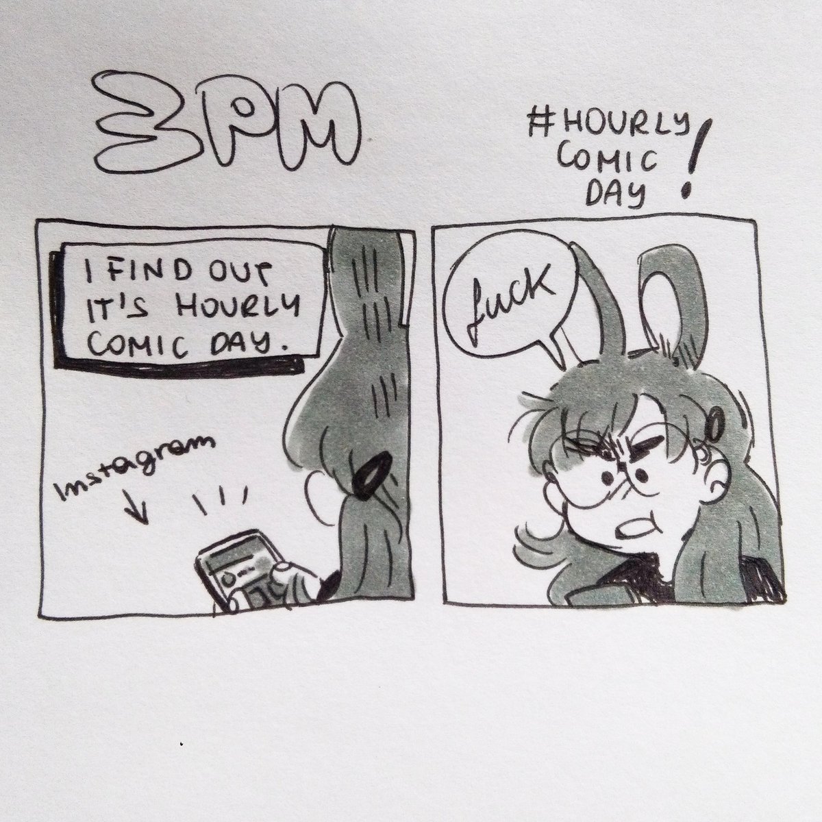 「Did only one doodle for #hourlycomicday. Pretend I spent the」Serena Ci.の漫画