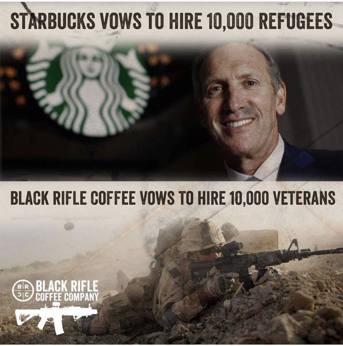 STAND THE WALL: Black Rifle Coffee Company Fires Back At Starbucks ... STAND THE WALL: Black Rifle Coffee Company Fires Back At Starbucks ...