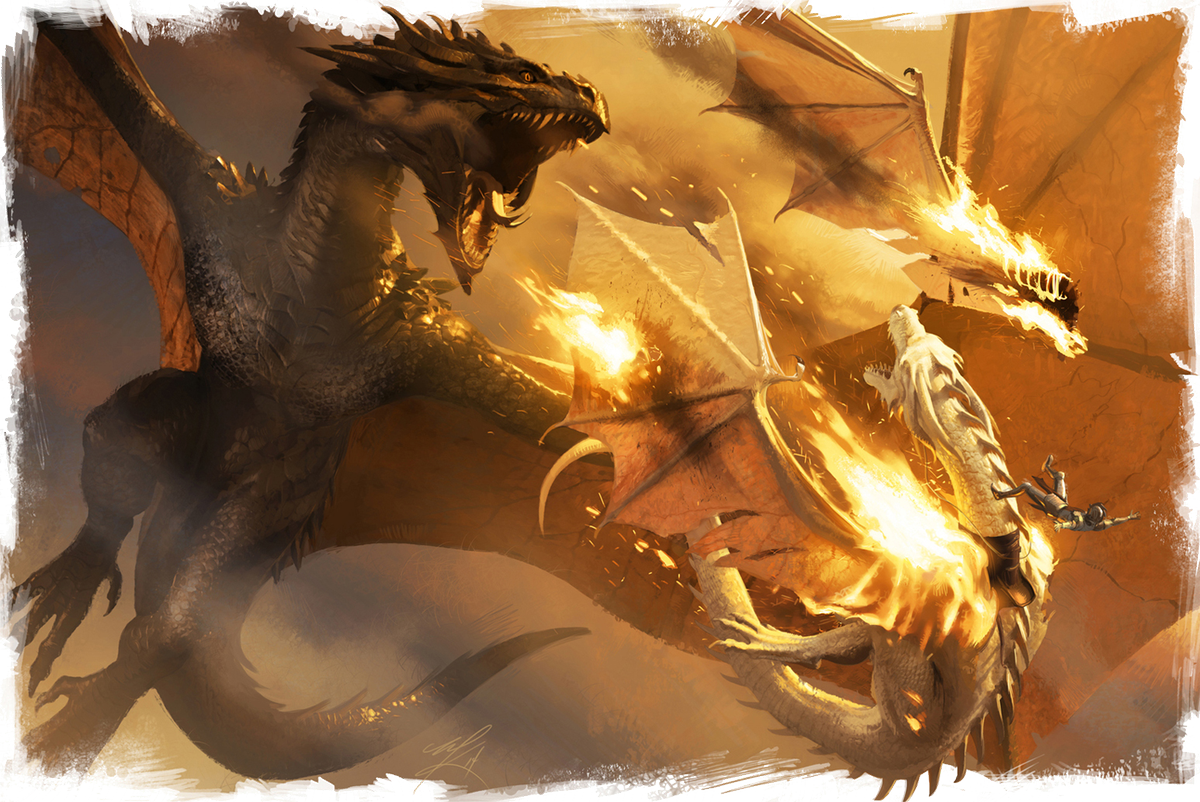 Balerion, conocido como el terror negro, fue uno de los grandes ...