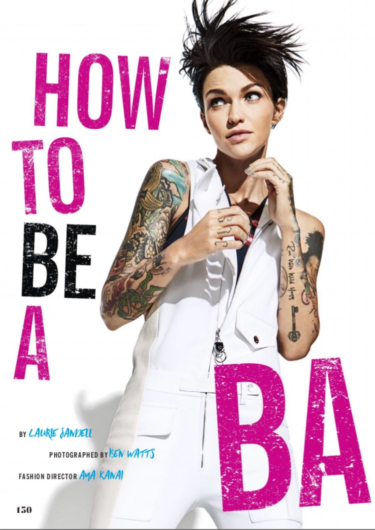 Ruby Rose Daily on Twitter: "SCANS | @RubyRose in #Cosmopolitan March 2017 issue…