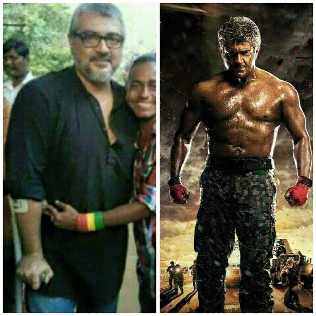 Tamil Actor Ajith Bodybuilding