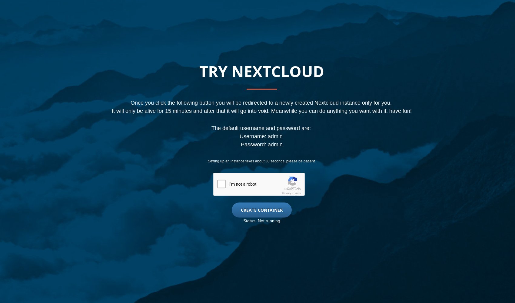 Nextcloud 📱☁️💻 on Twitter: "Try out #nextcloud right now! #live #demo https://t.co/XaCDEwxBGi…