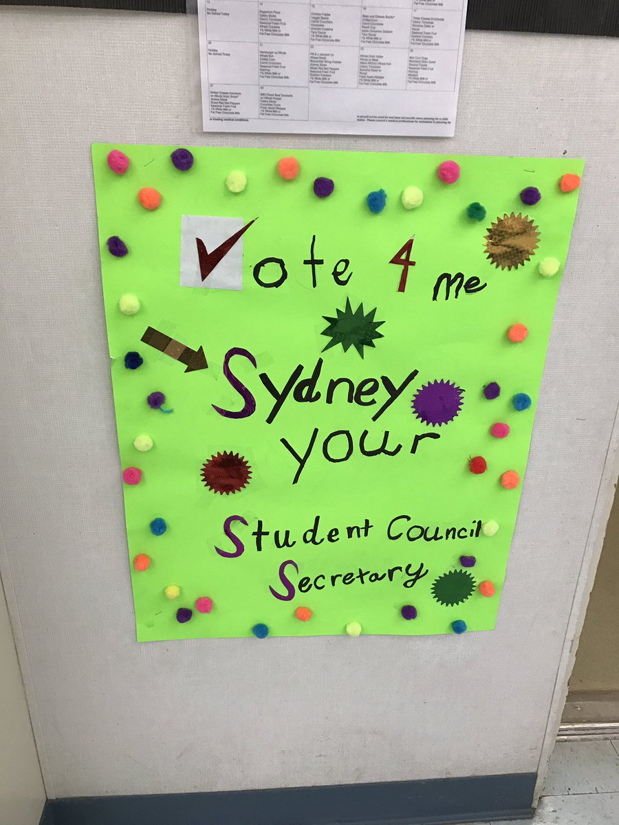 Student Council Secretary Posters