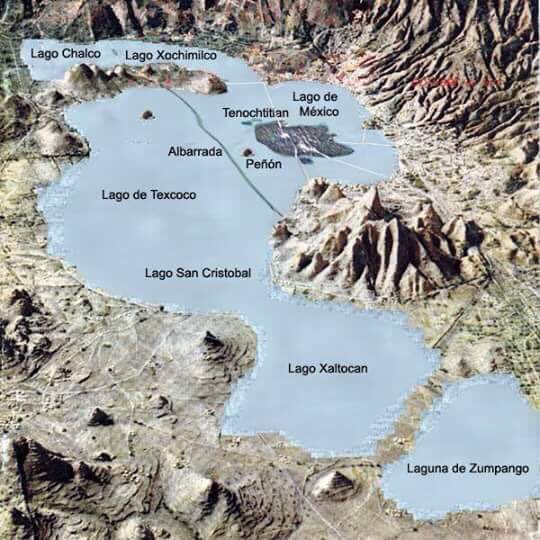México Acabamos: La desecación de los 5 lagos de la cuenca de México