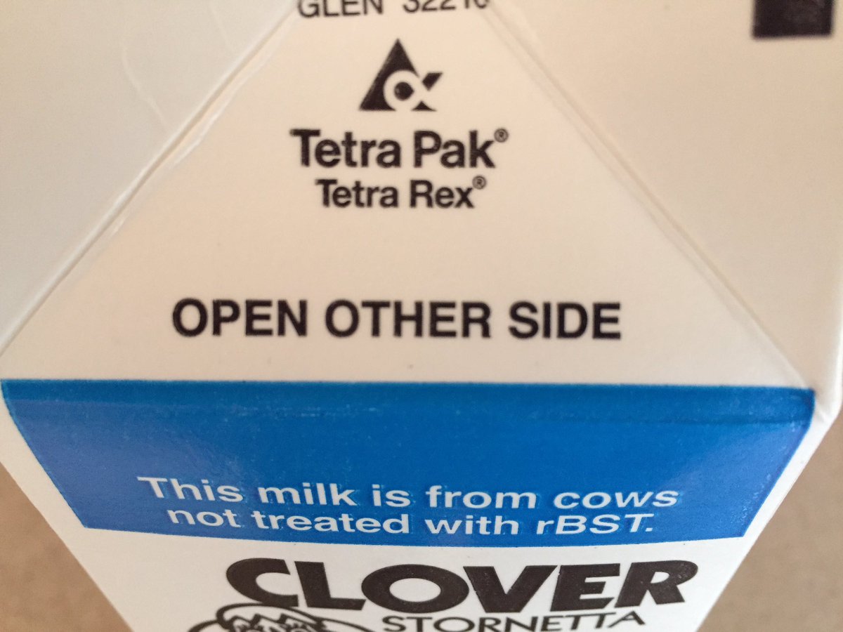 Open Milk Carton