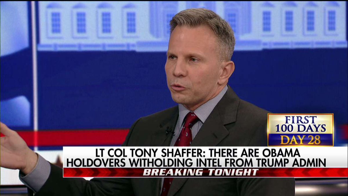 Lt. col. tony shaffer: there are obama holdovers withholding ...